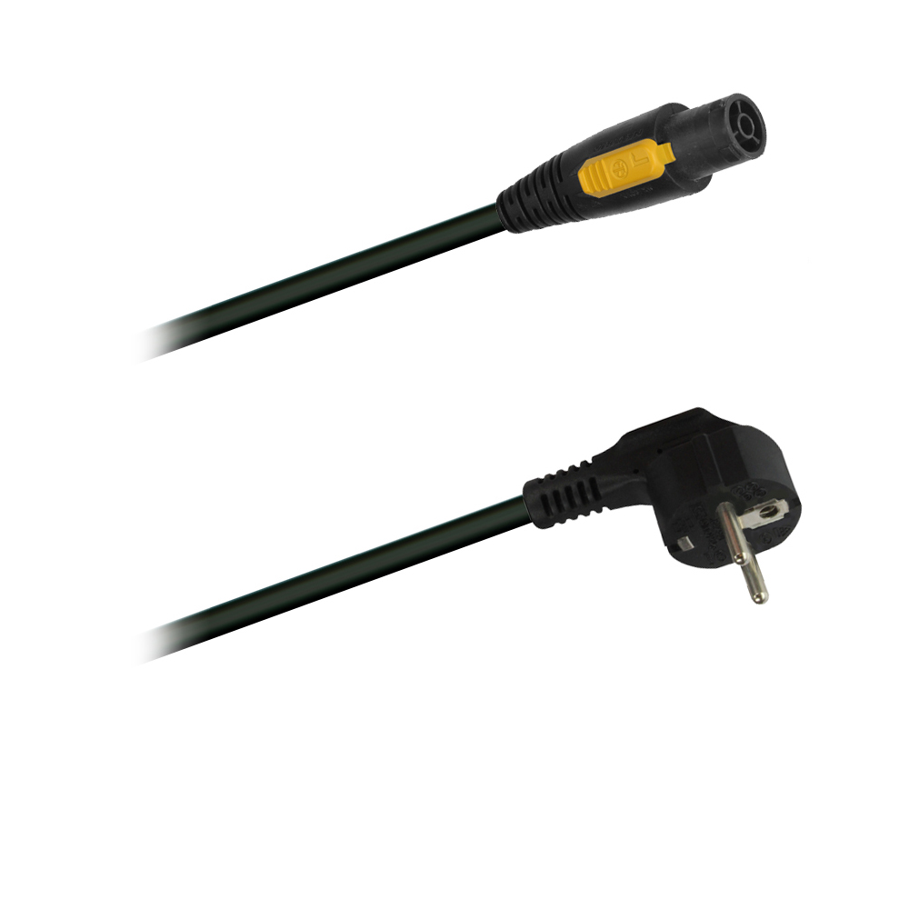 Schuko-Stecker - powerCON True1-Kupplung | Netzkabel | Konfektionierte ...